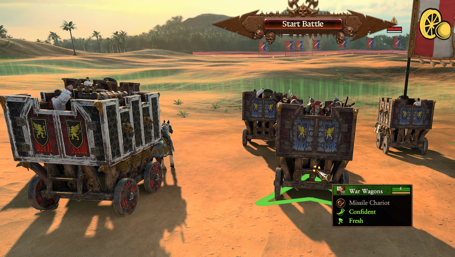 Empire War Wagon units are all using the RoR unit textures. - Total War: Warhammer