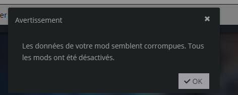 launcher claims "corrupted mod data" - Total War: WARHAMMER