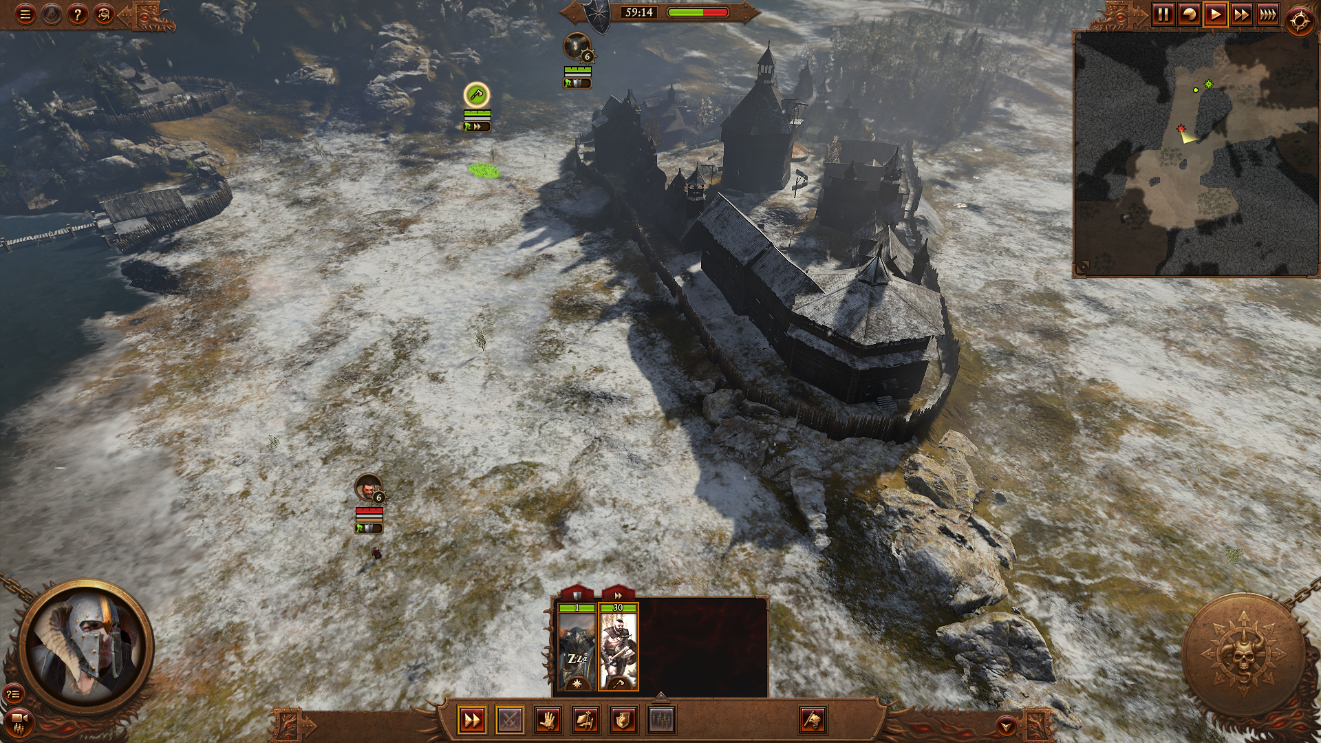 In the Kislev river map, I cannot order my units to move in the west ...