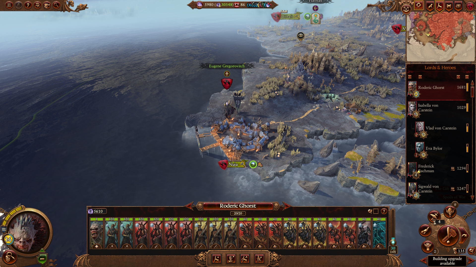 I can't move my resurected heroes - Total War: WARHAMMER
