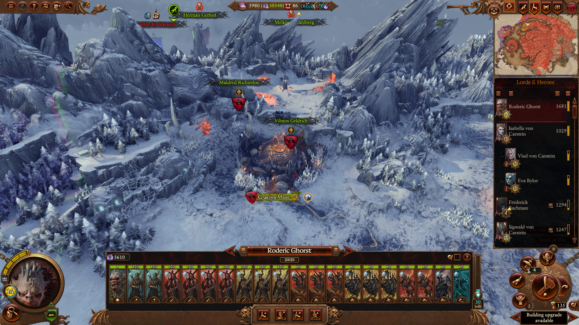 I can't move my resurected heroes - Total War: WARHAMMER