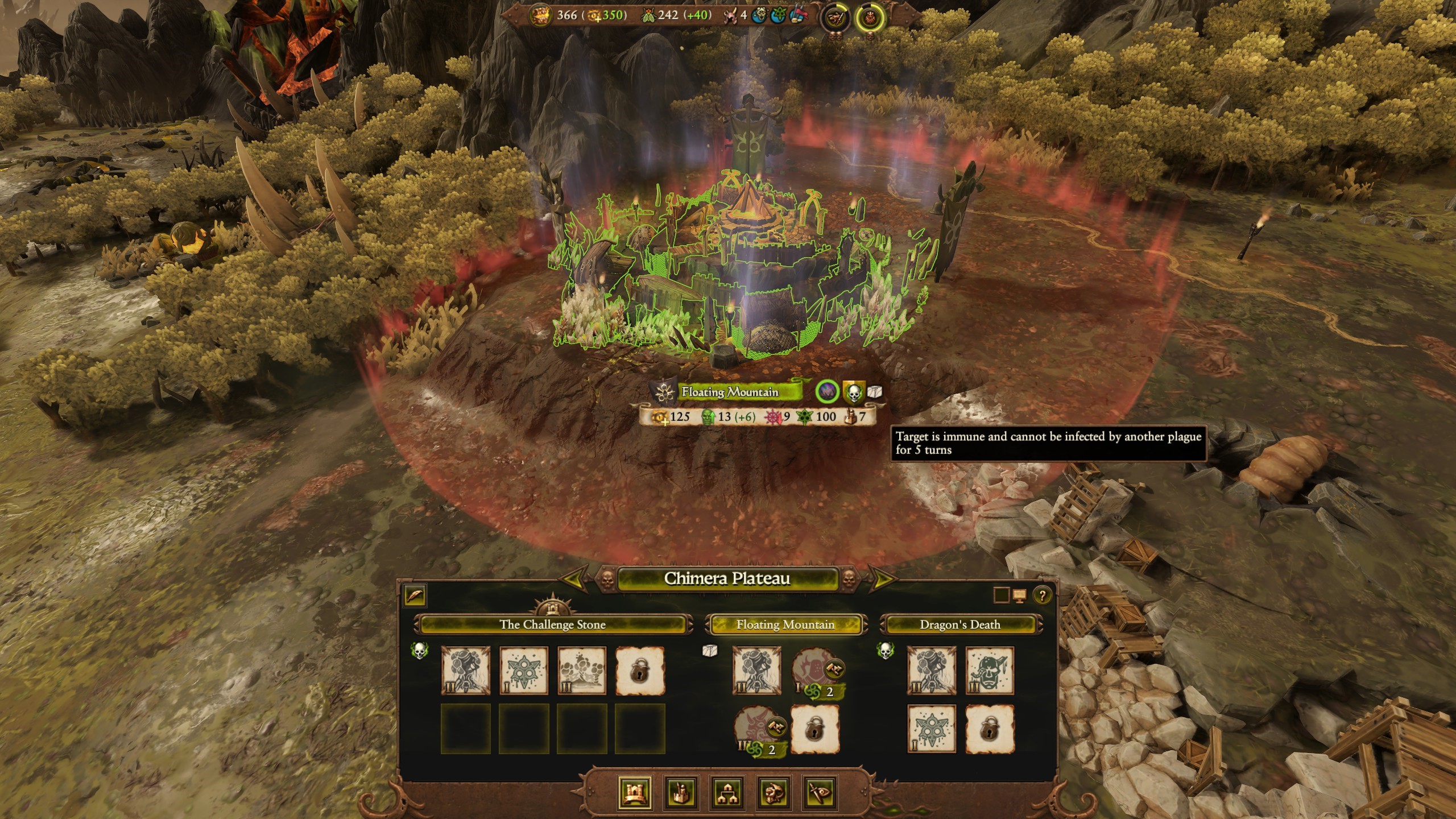 Maggot Host owned city became immune to own plagues - Total War: Warhammer