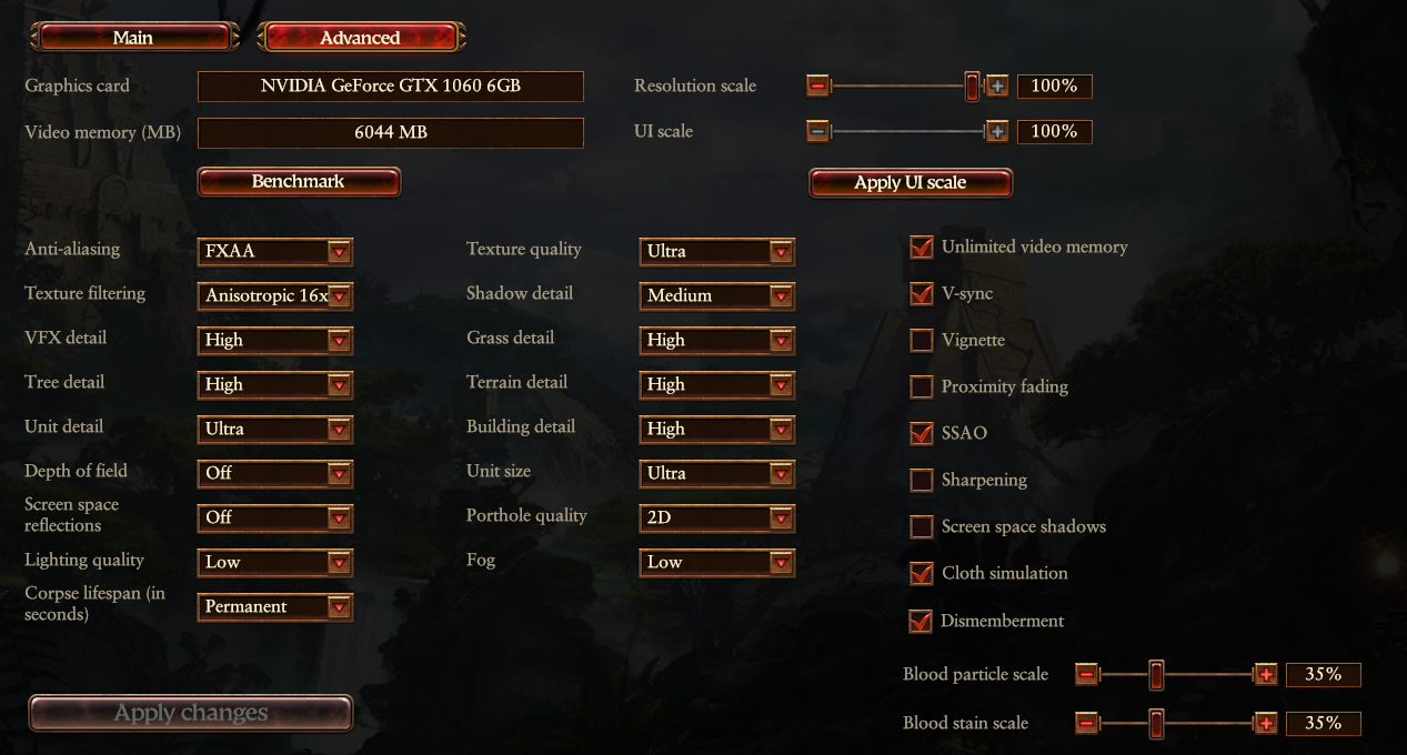 SSAO setting makes shadows look bad. - Total War: WARHAMMER