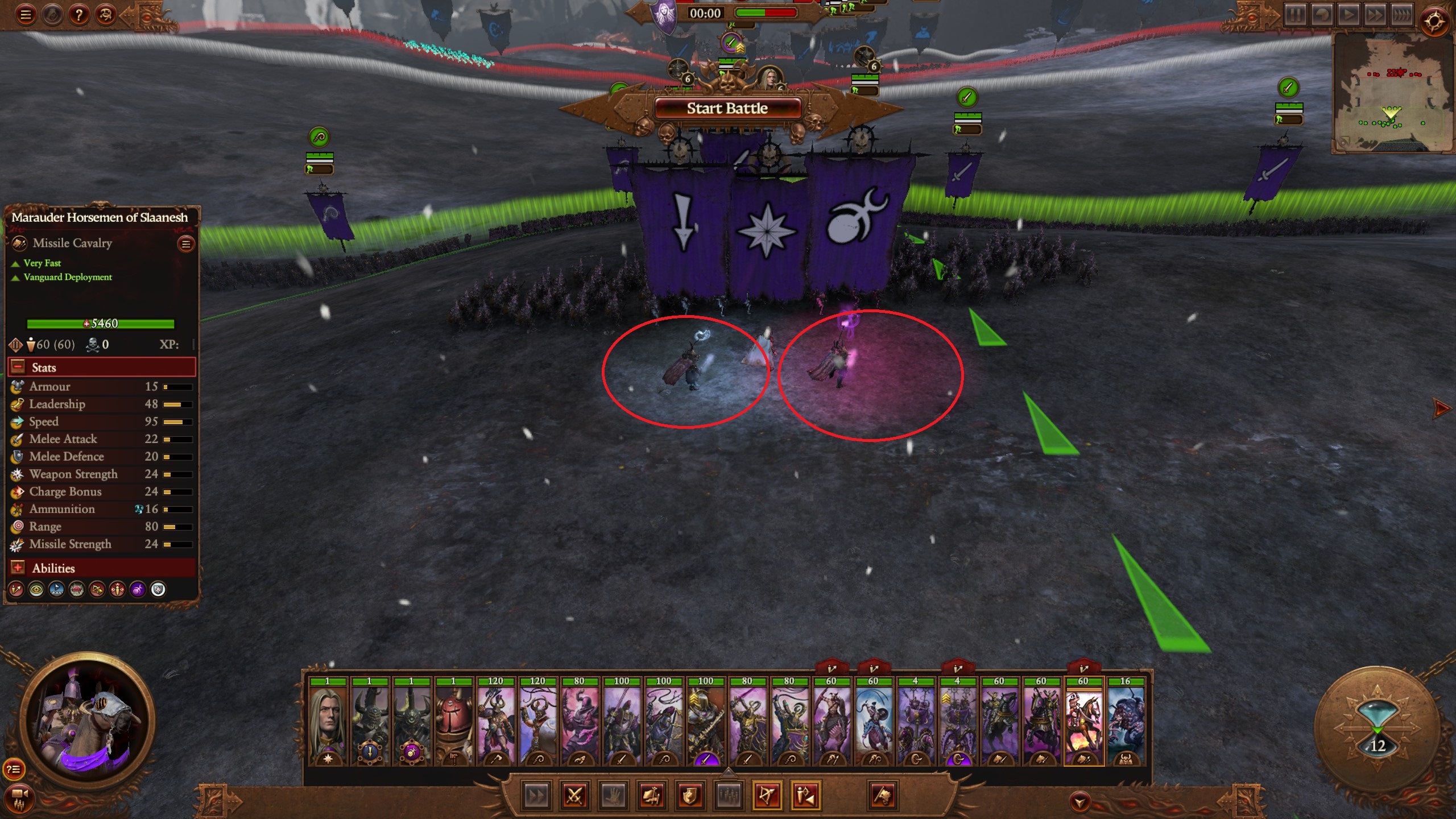 Chaos Sorcerer of Slaanesh's staff VFX has ground VFX like Chaos Shrine ...