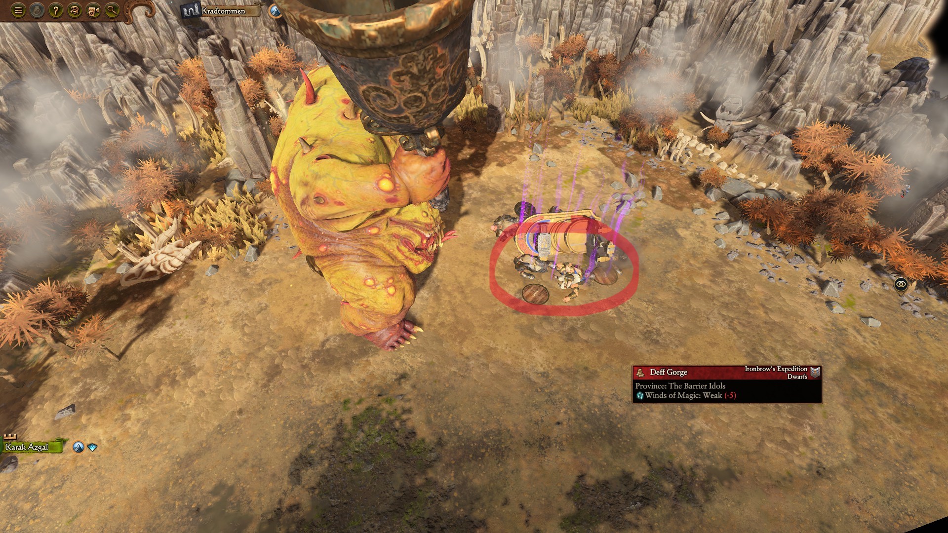 After Battle Death Animation bug - Dwarves - Total War: Warhammer