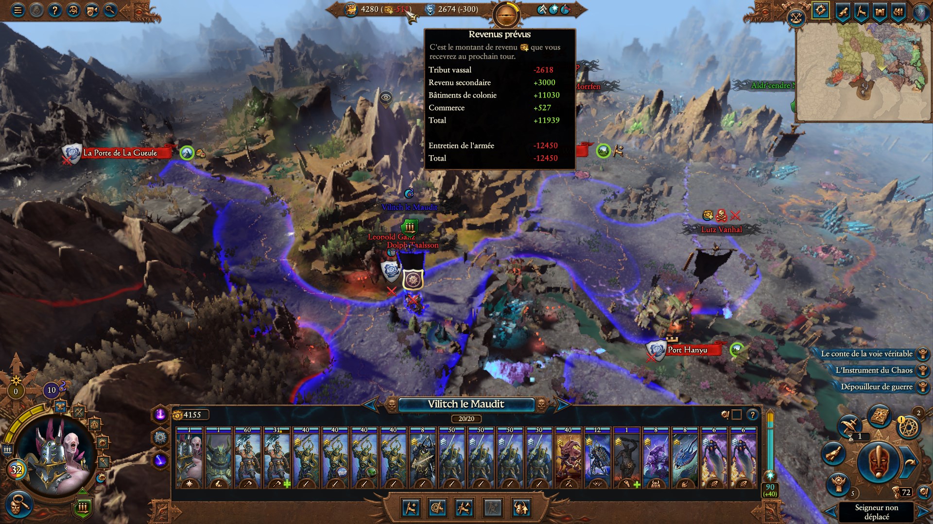 negative vassal tribute (Vilitch) - Total War: Warhammer