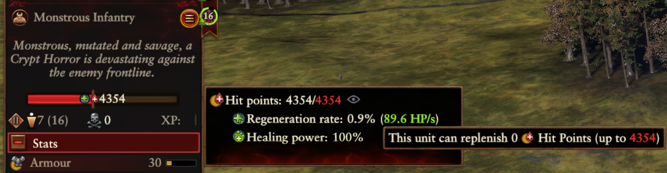 AI casts healing spells on units with all entities at full health ...