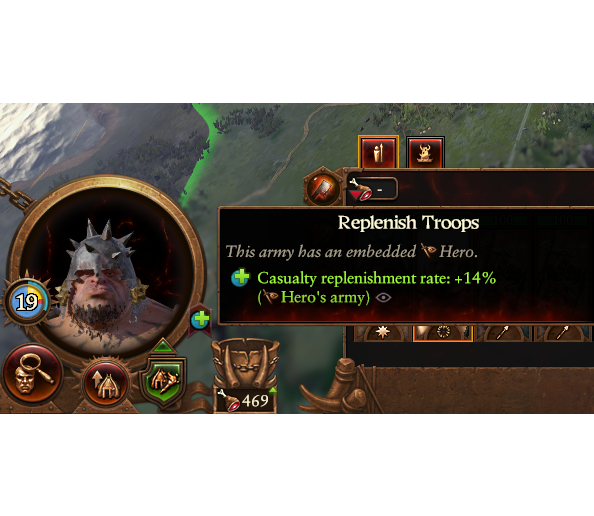 Ogre Camp replenishment skill doesn't work - Total War: WARHAMMER