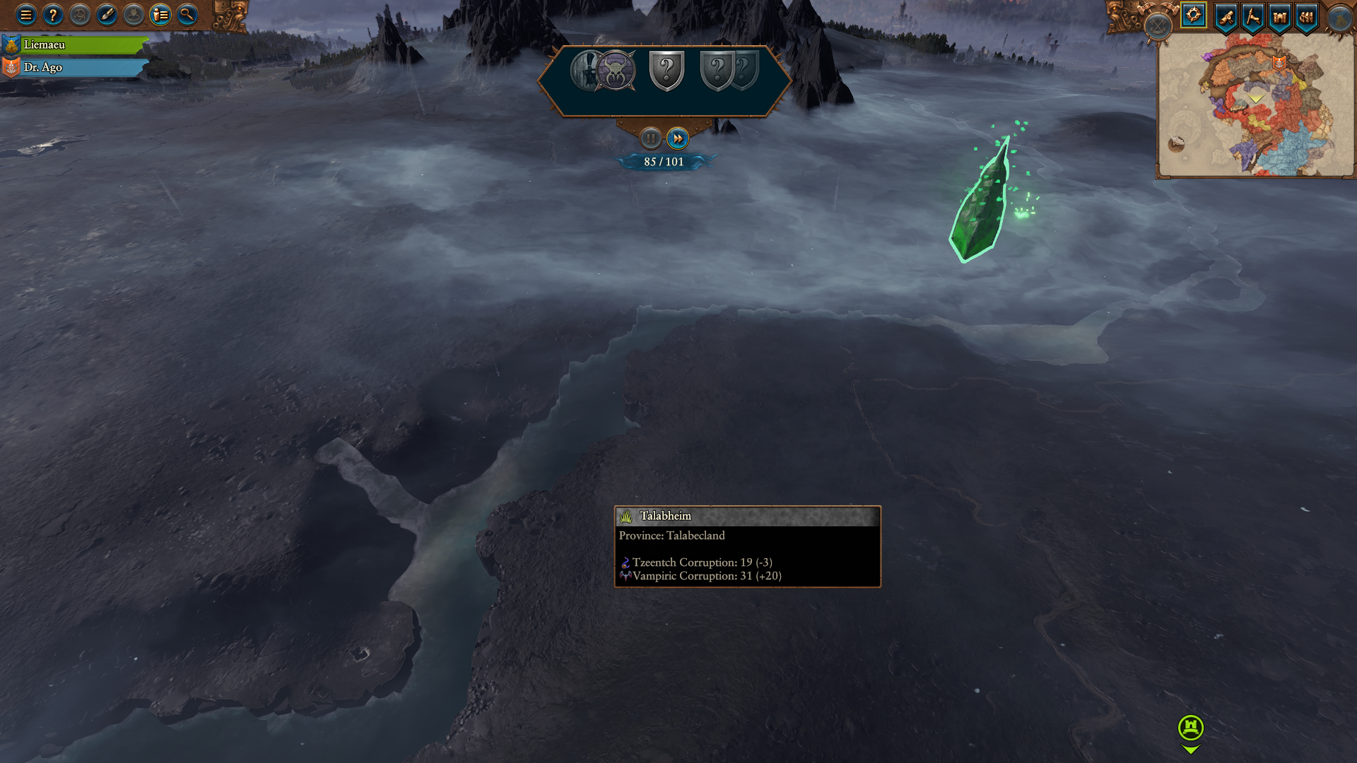 Army with Nemesis Crown is always visible - Total War: WARHAMMER