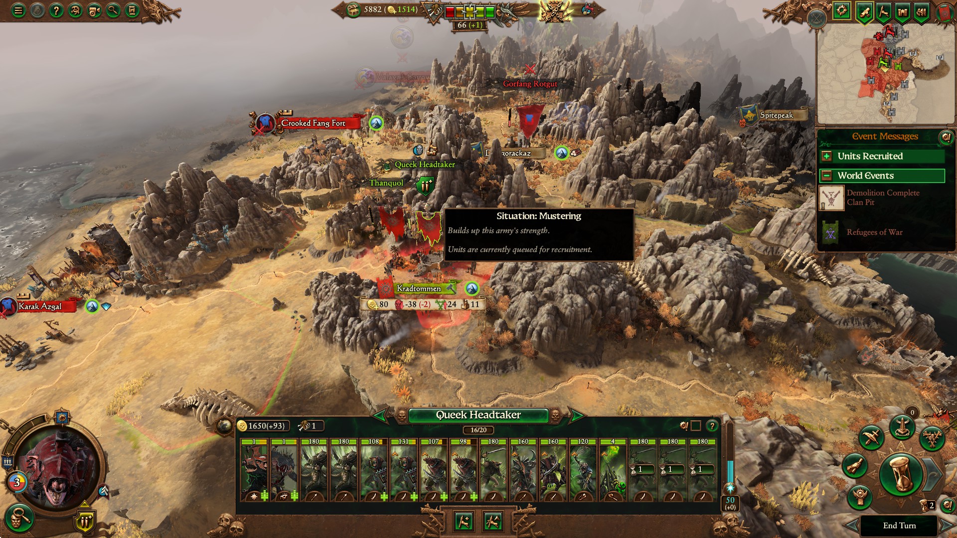 Unit card order inconsistency - Total War: WARHAMMER