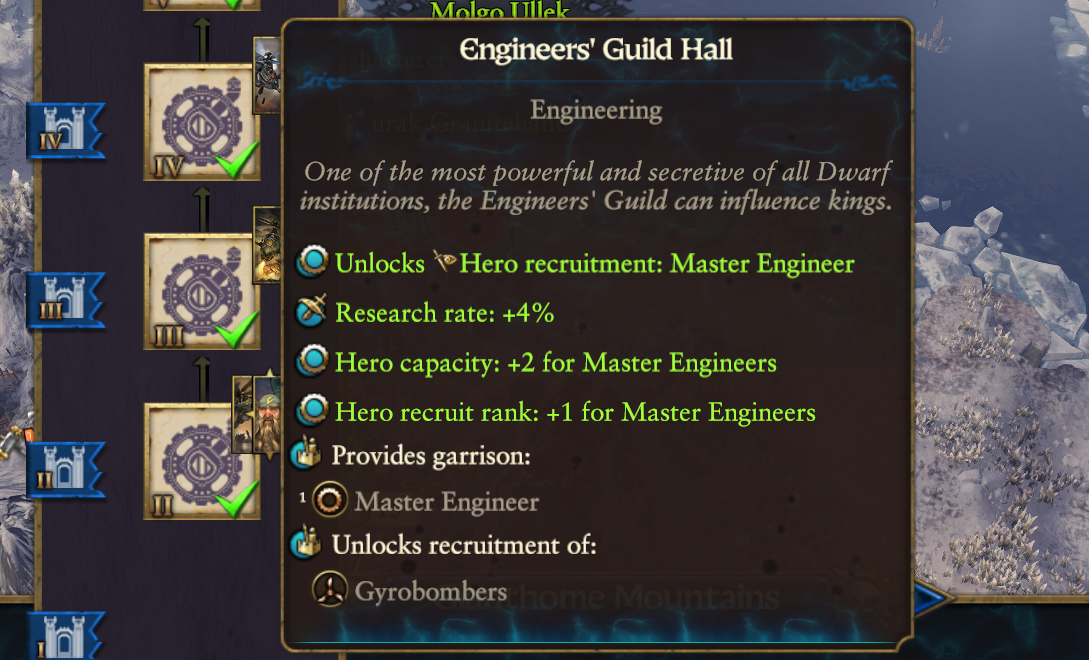 Guild Masters' Council missing provide garrison for Master Engineer ...