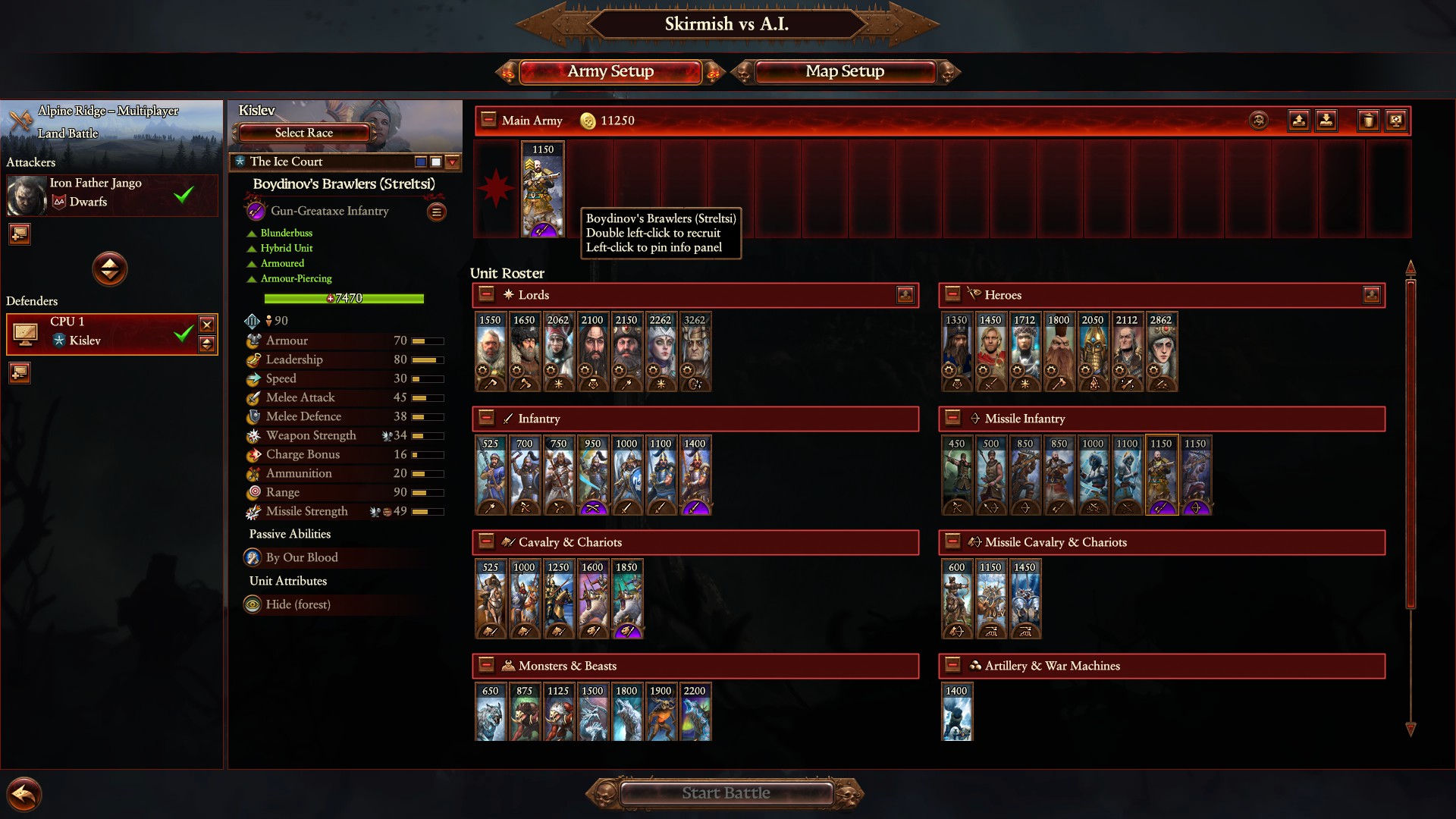 Dwarf Engineer Grudge Raker range - Total War: WARHAMMER