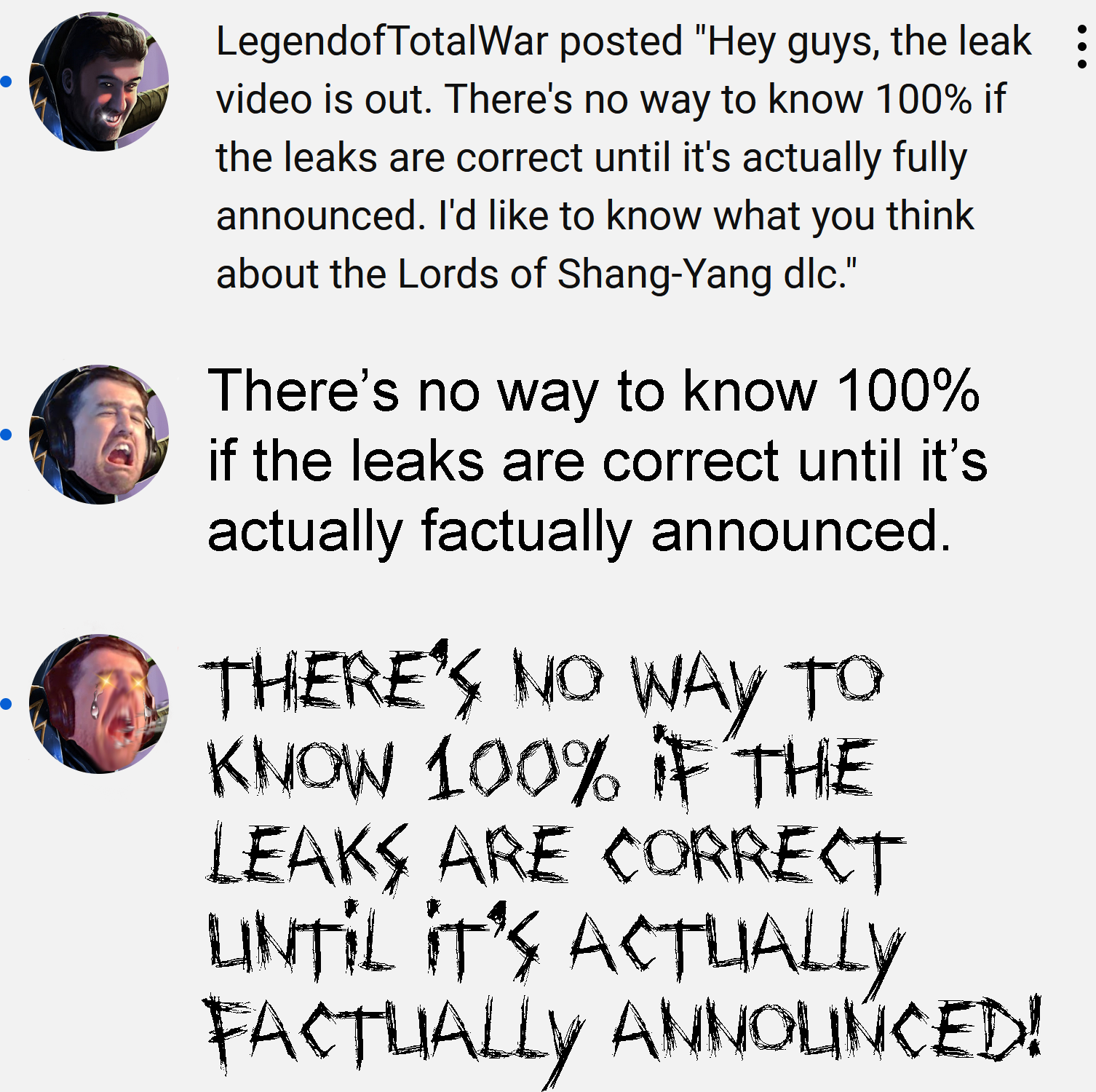 A simple way to dispel the LoTW rumors - Total War: Warhammer