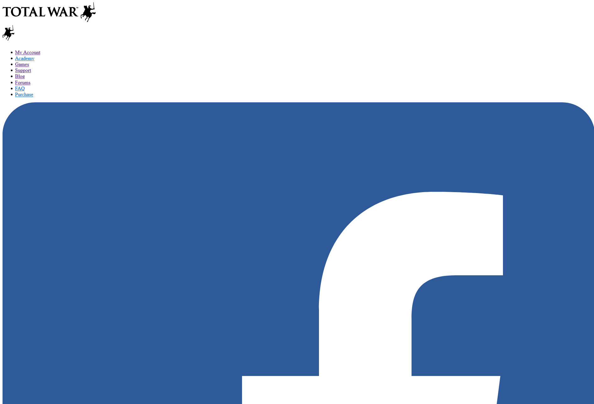 Web page issues - Total War: Warhammer