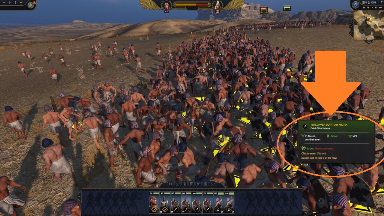 Micro stutter when hovering over units in battle - Total War: Pharaoh