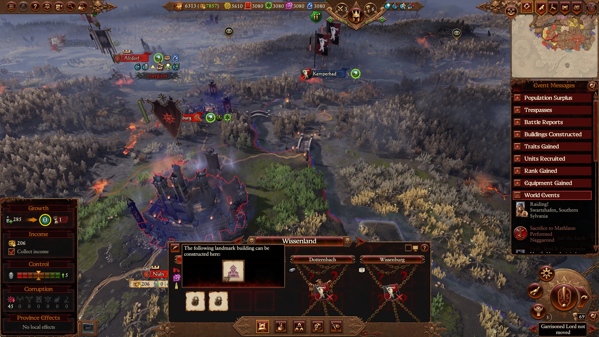 Daemons of Chaos can't build the Throne of Chaos at Nuln - Total War ...