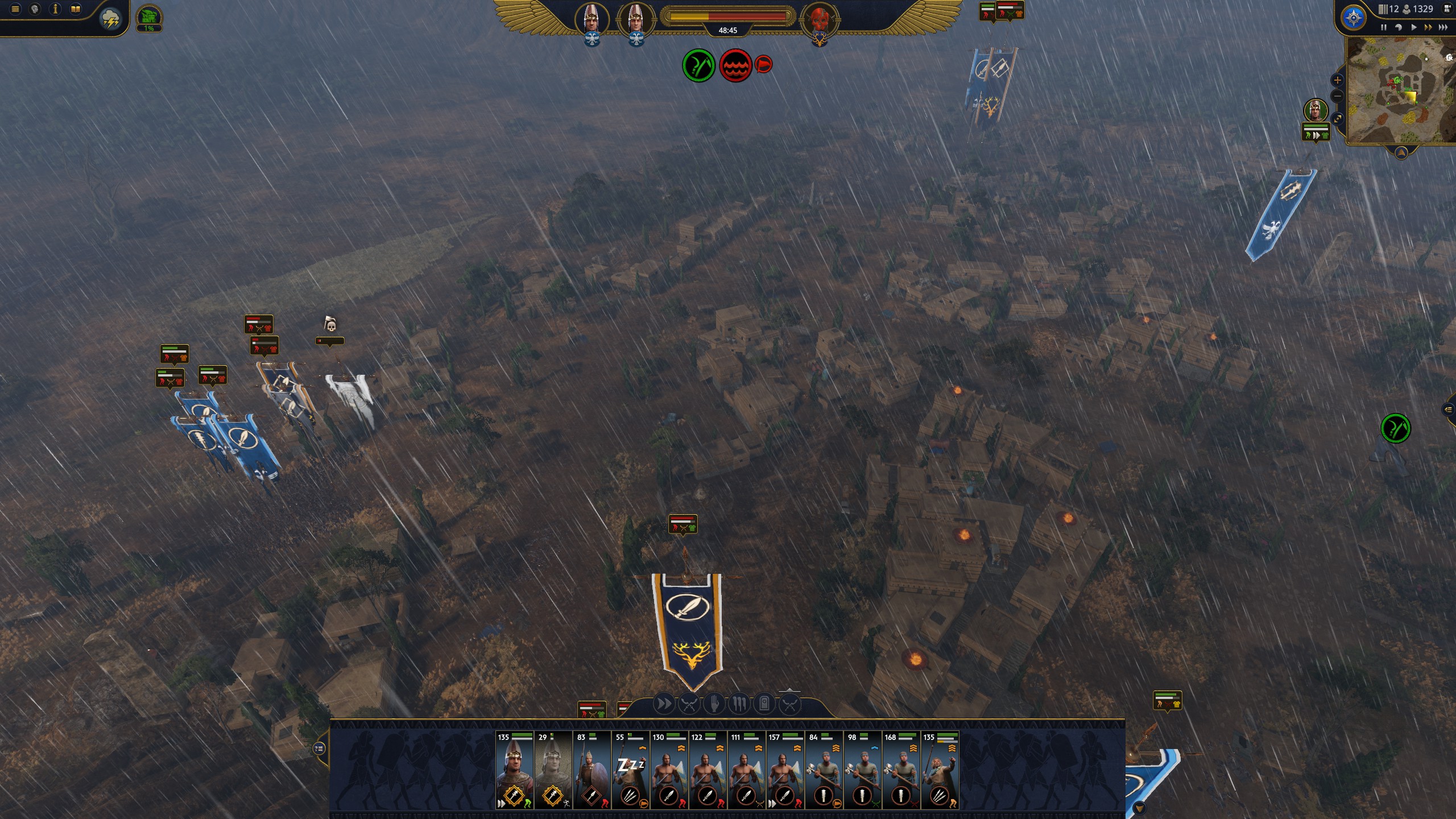 Lost of morale while 1 point of interest is taken - siege defence ...