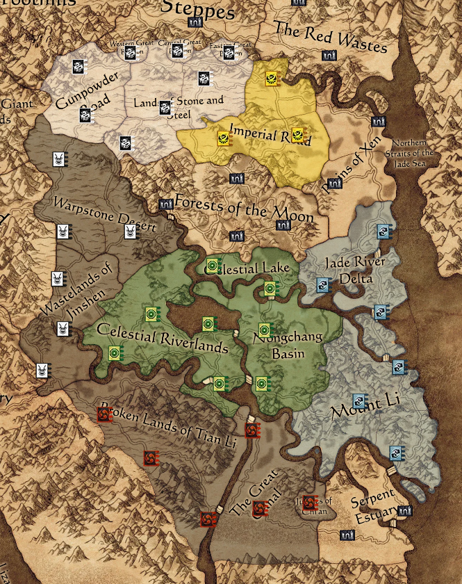 Who has authority over what in Cathay? - Total War: Warhammer