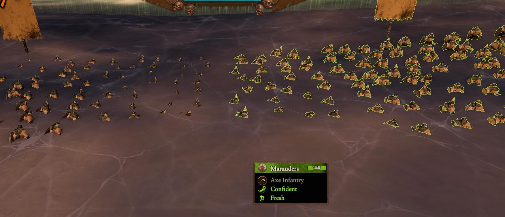 sinking units in battle mode - Total War: WARHAMMER