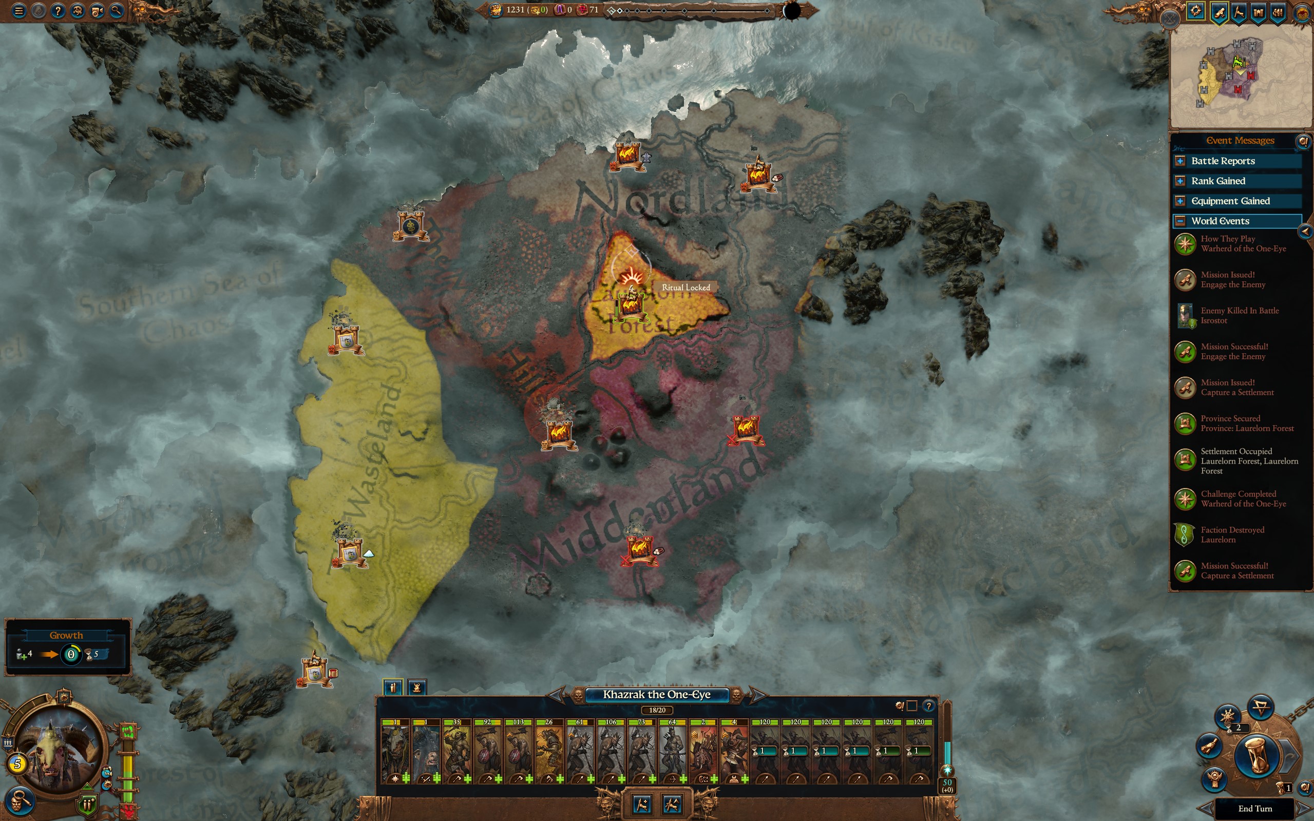 raising herdstone, razed icon - Total War: WARHAMMER