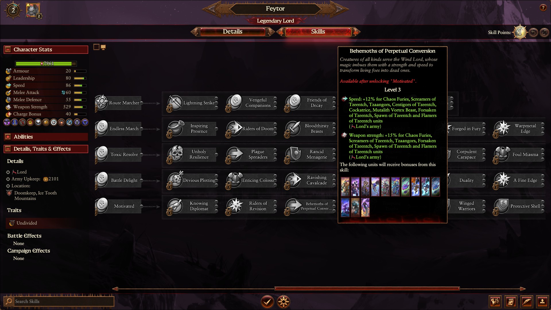 Various Bugs with the Daemon of Chaos Daemonic Glory Panel and Skill ...