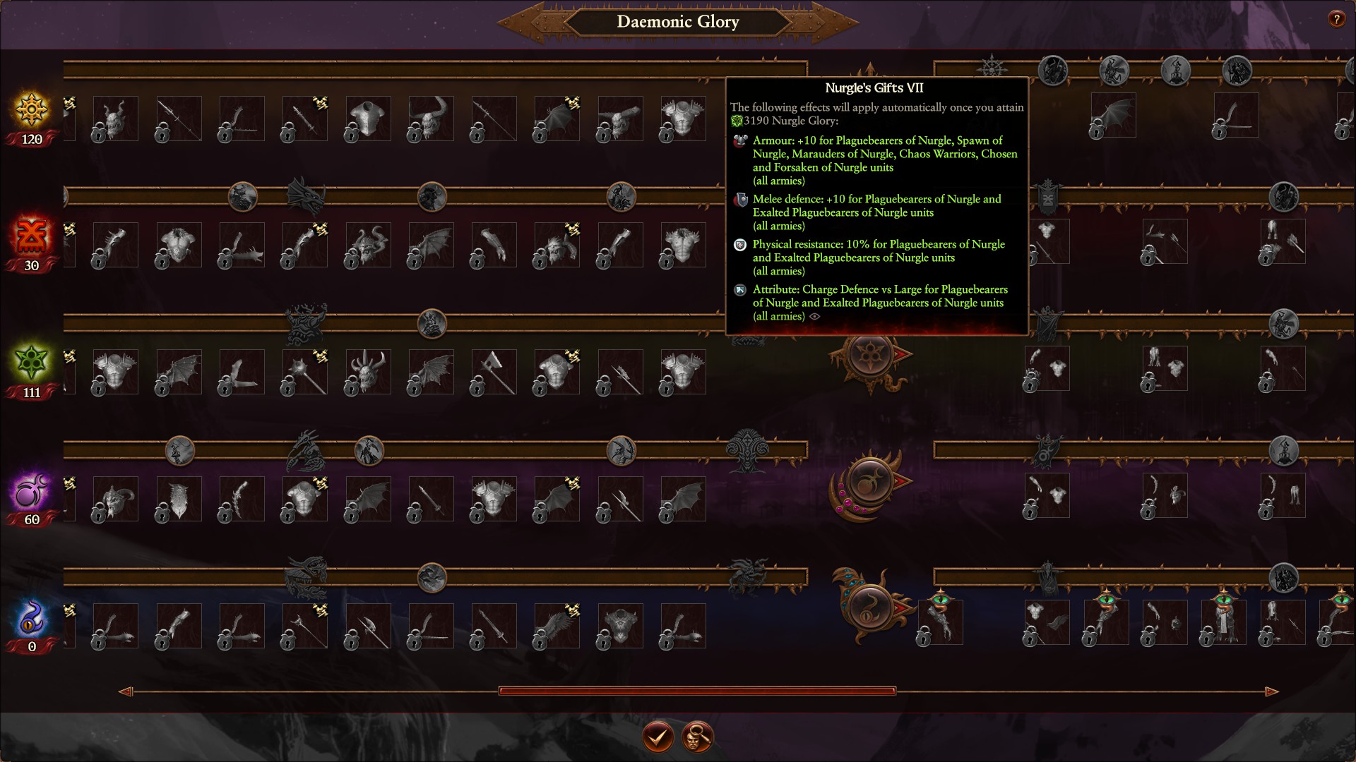 Various Bugs with the Daemon of Chaos Daemonic Glory Panel and Skill ...