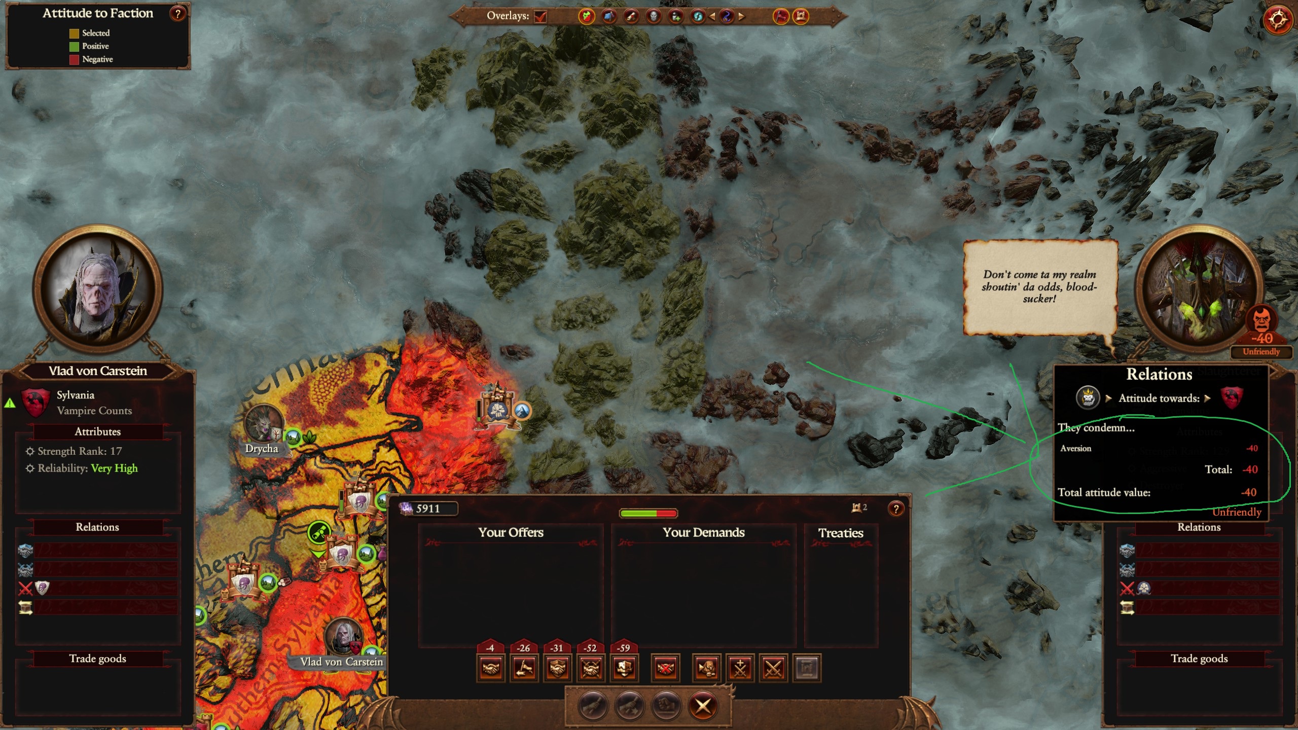 Azhag-Vampire Relations Bug - Total War: Warhammer