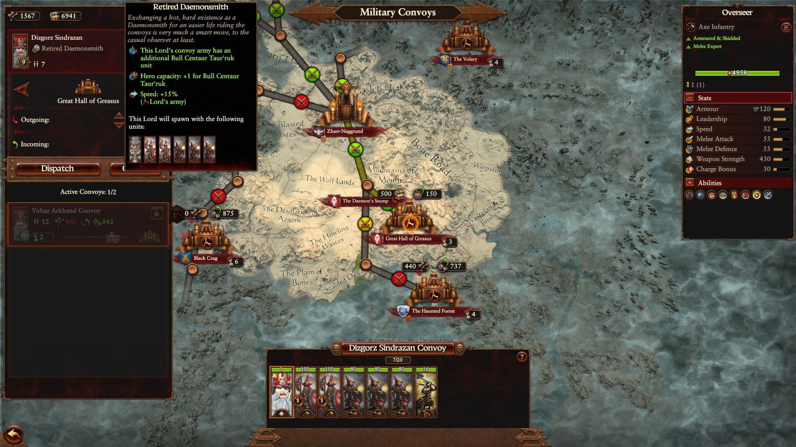 Chaos Dwarves Convoy Overseer Retired Daemonsmith Starting Army - Total ...