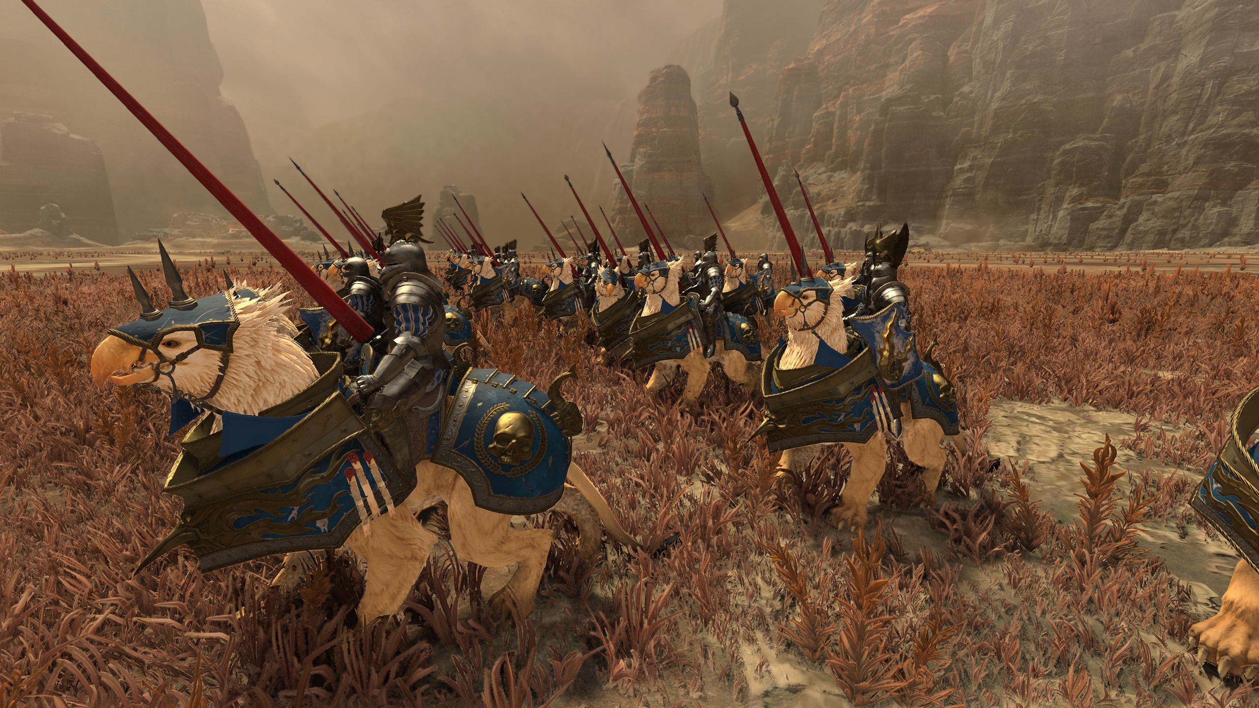 Demigryph Knights missing shields - Total War: WARHAMMER