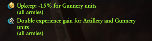 What is the difference between Artillery and Gunnery for Nuln? - Total ...