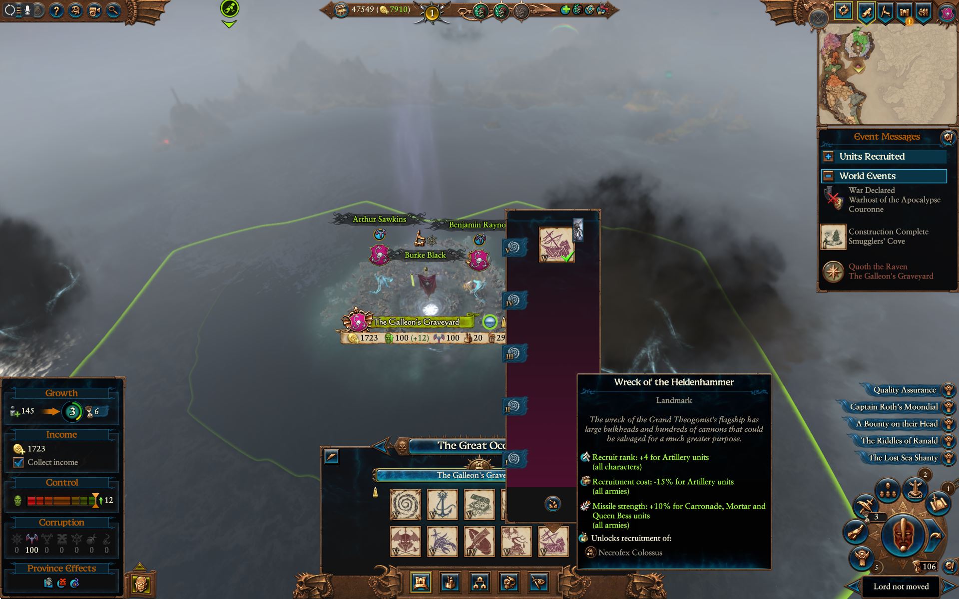 Wreck of Heldenhammer Recruit Rank Not Working - Total War: Warhammer