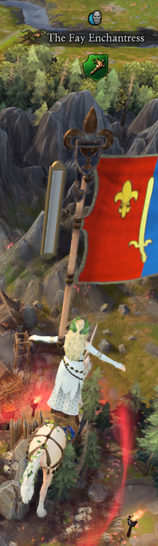 Fay Enchantress visual bug on Silvaron mount - Total War: Warhammer