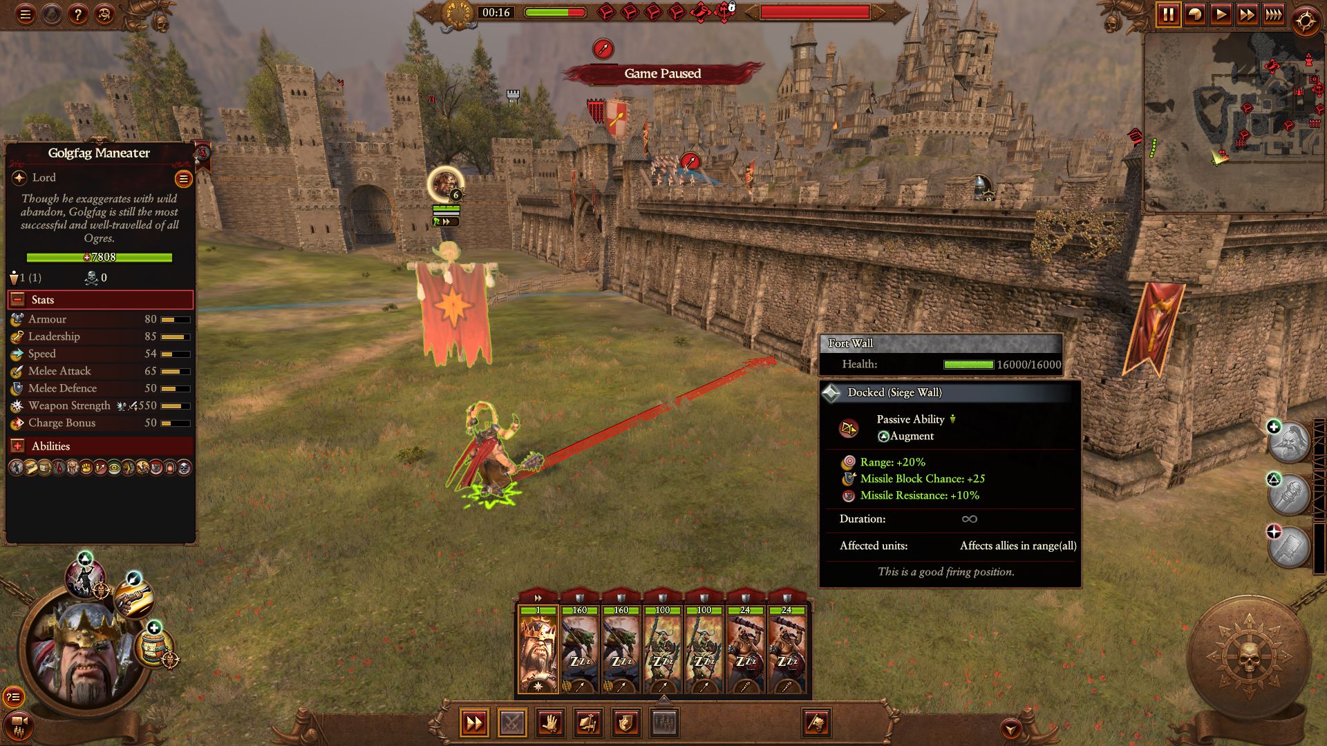 Ogre Lords and heroes have wallbreaker - Total War: Warhammer