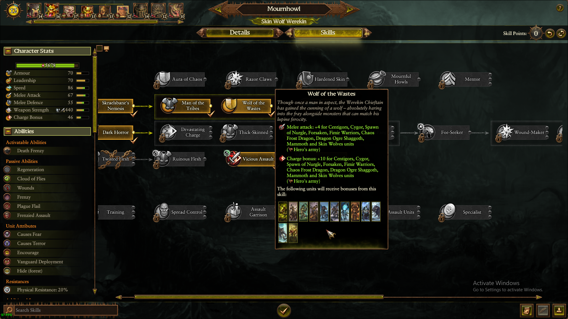 Mournhowl (tamurkhan cheiftan) is missing RoR version of forsaken of ...