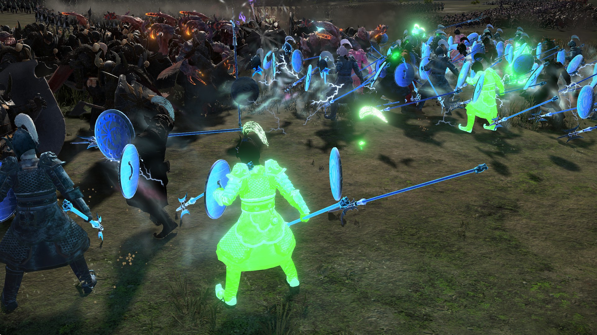 The model of the Ancestral warriors has errors. - Total War: WARHAMMER